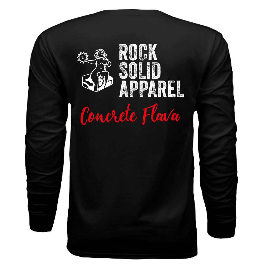 Rock Solid Apparel "Never Stop Dreaming" Long Sleeve Tee – ROCK SOLID ...